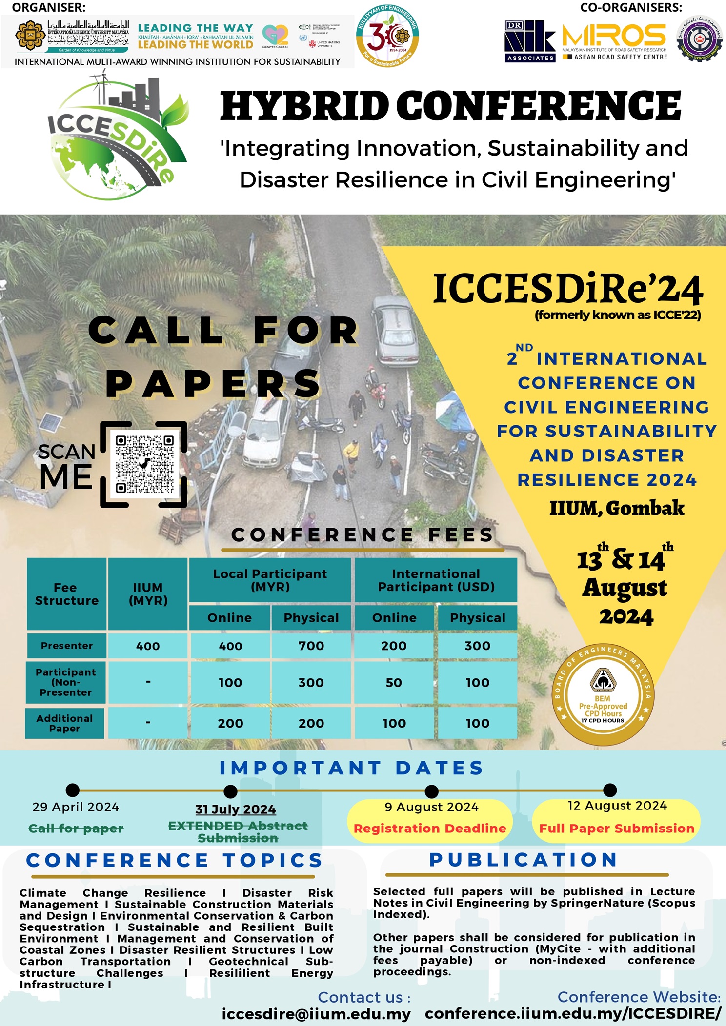 International Conference on Civil Engineering – Integrating Innovation ...