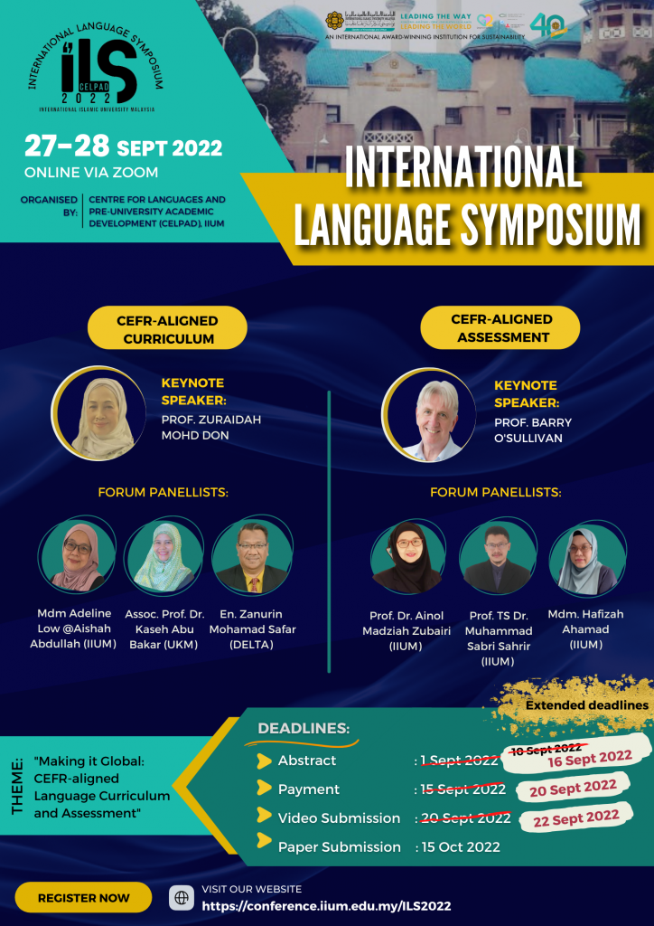 International Language Symposium 2022 – "Making it Global: CEFR-aligned ...