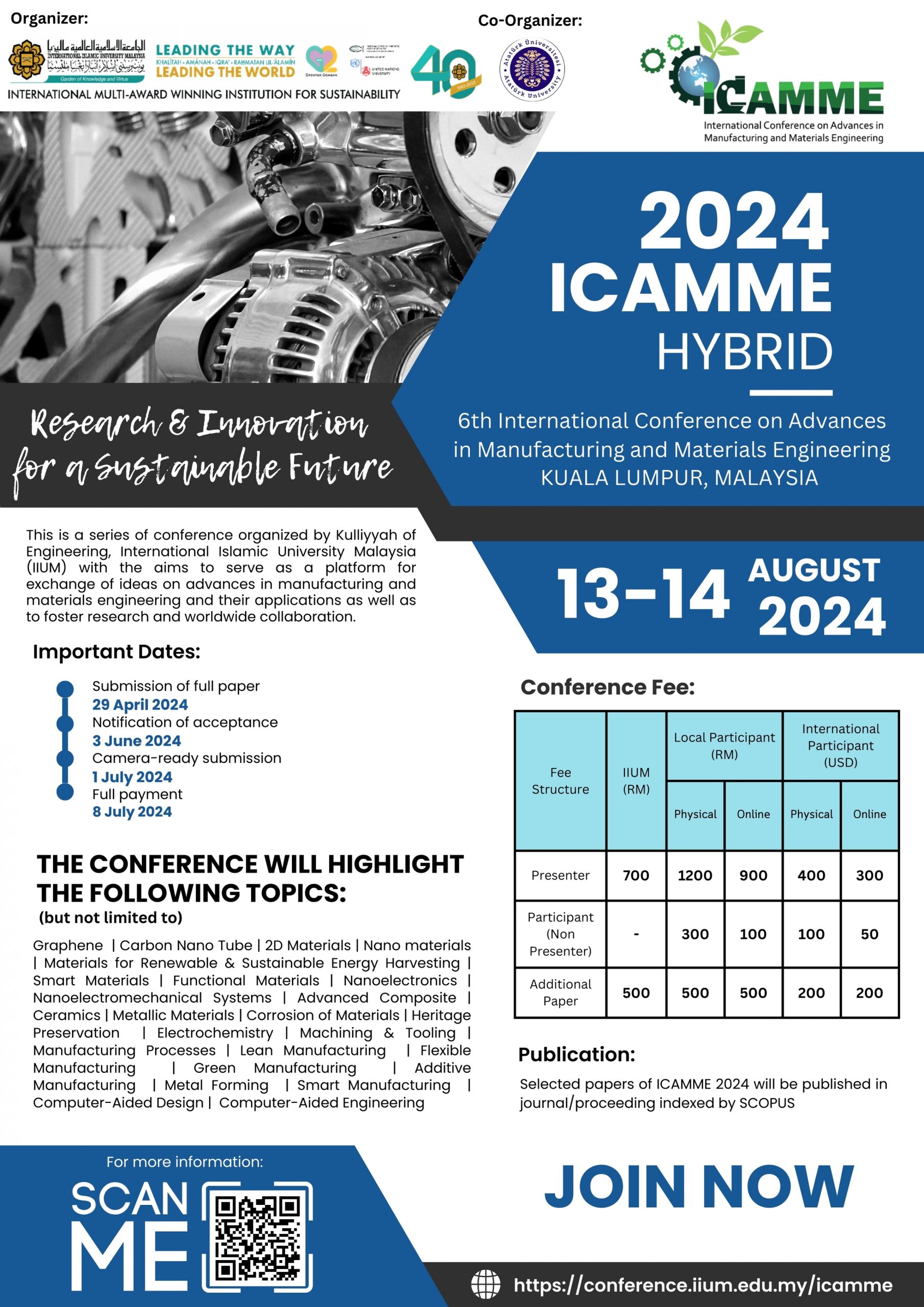 ICAMME2024 – 13 – 14 August 2024