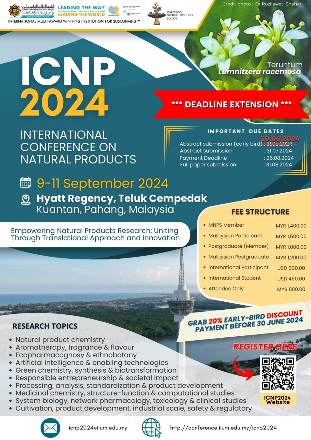 International Conference on Natural Products 2024 – Empowering natural products : Uniting ...