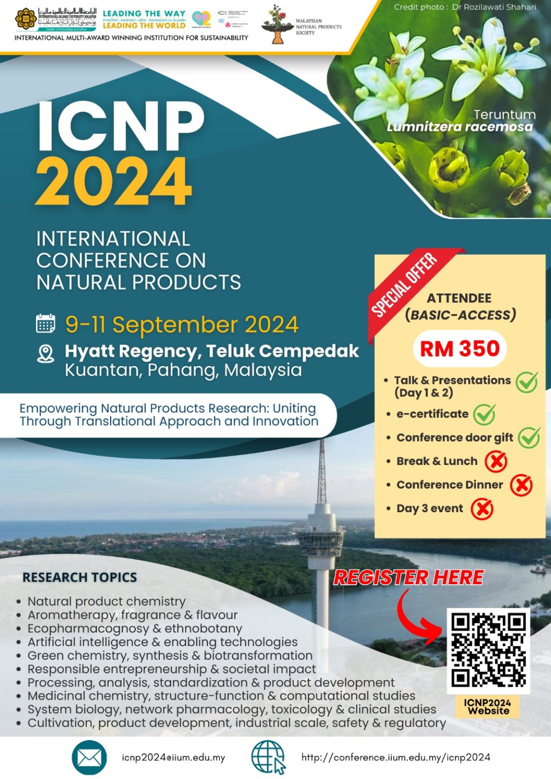 International Conference on Natural Products 2024 – Empowering natural products : Uniting ...
