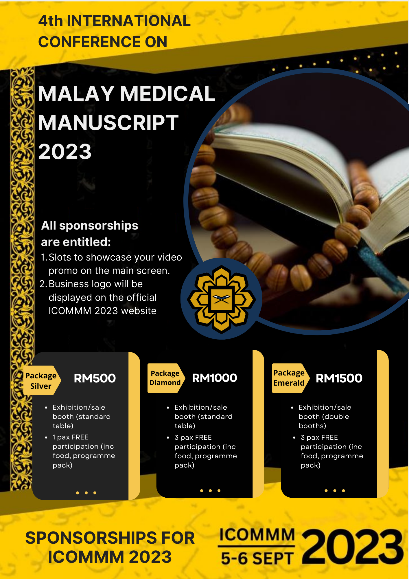 Sponsorship Package – ICOMMM