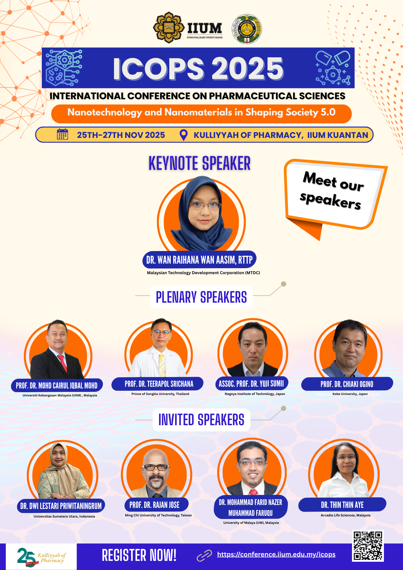Meet our speakers – International Conference on Pharmaceutical Sciences
